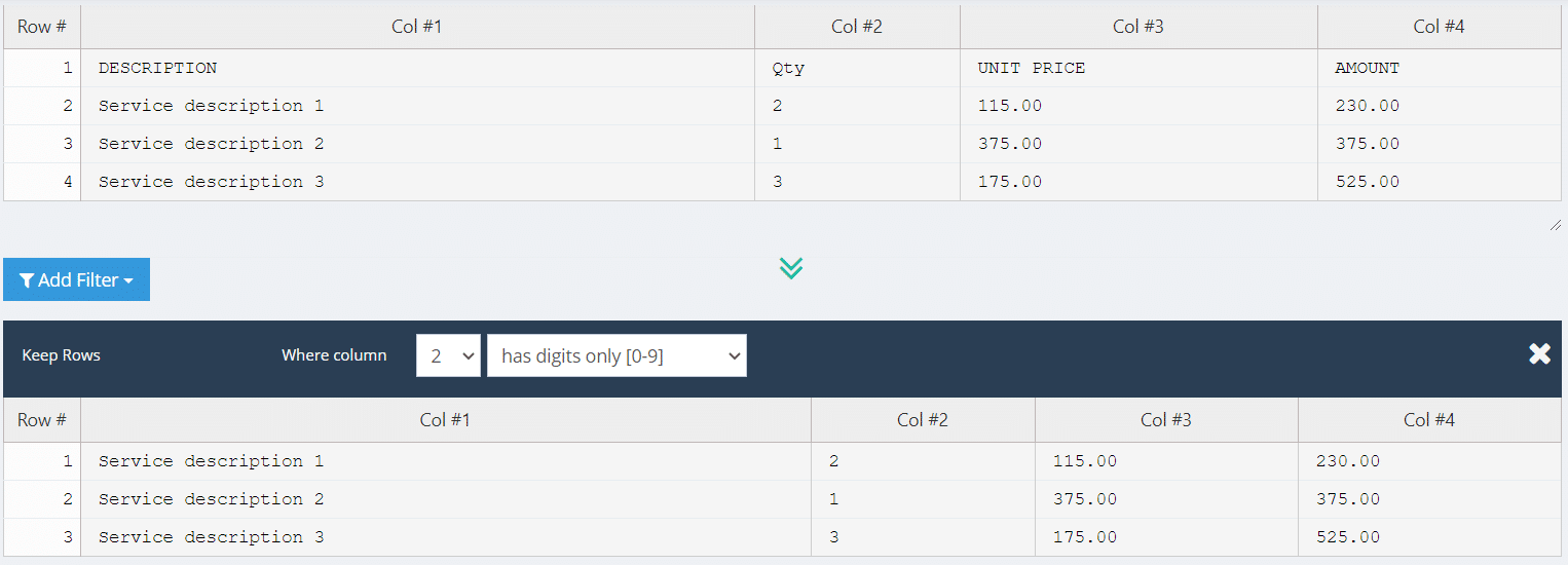 How To Extract Table Rows From A Document Algodocs