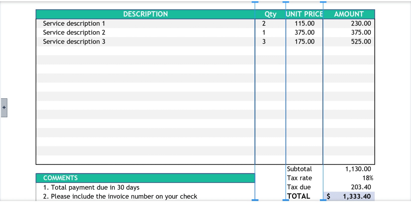How To Extract Table Rows From A Document Without Selecting An Area Of 5114