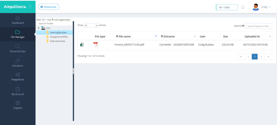 Convert Pdfs To Excel Files With Ai Algodocs